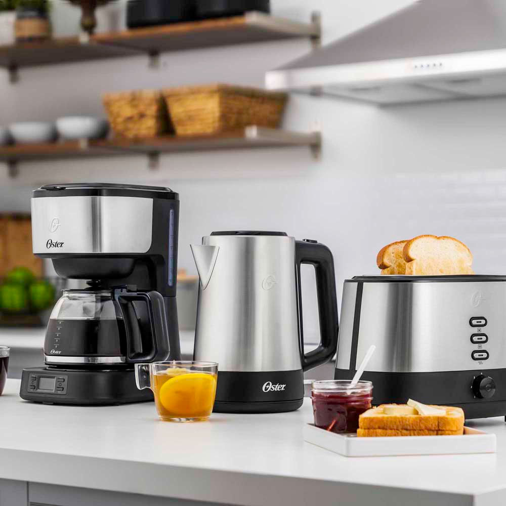 Cafetera programable Oster® 8 tazas en acero inoxidable BVSTDC10SS ...